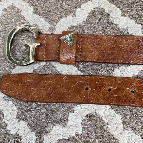 Guess | Accessories | Guess Embossed Imprinted Letter G Monogram Logo ...